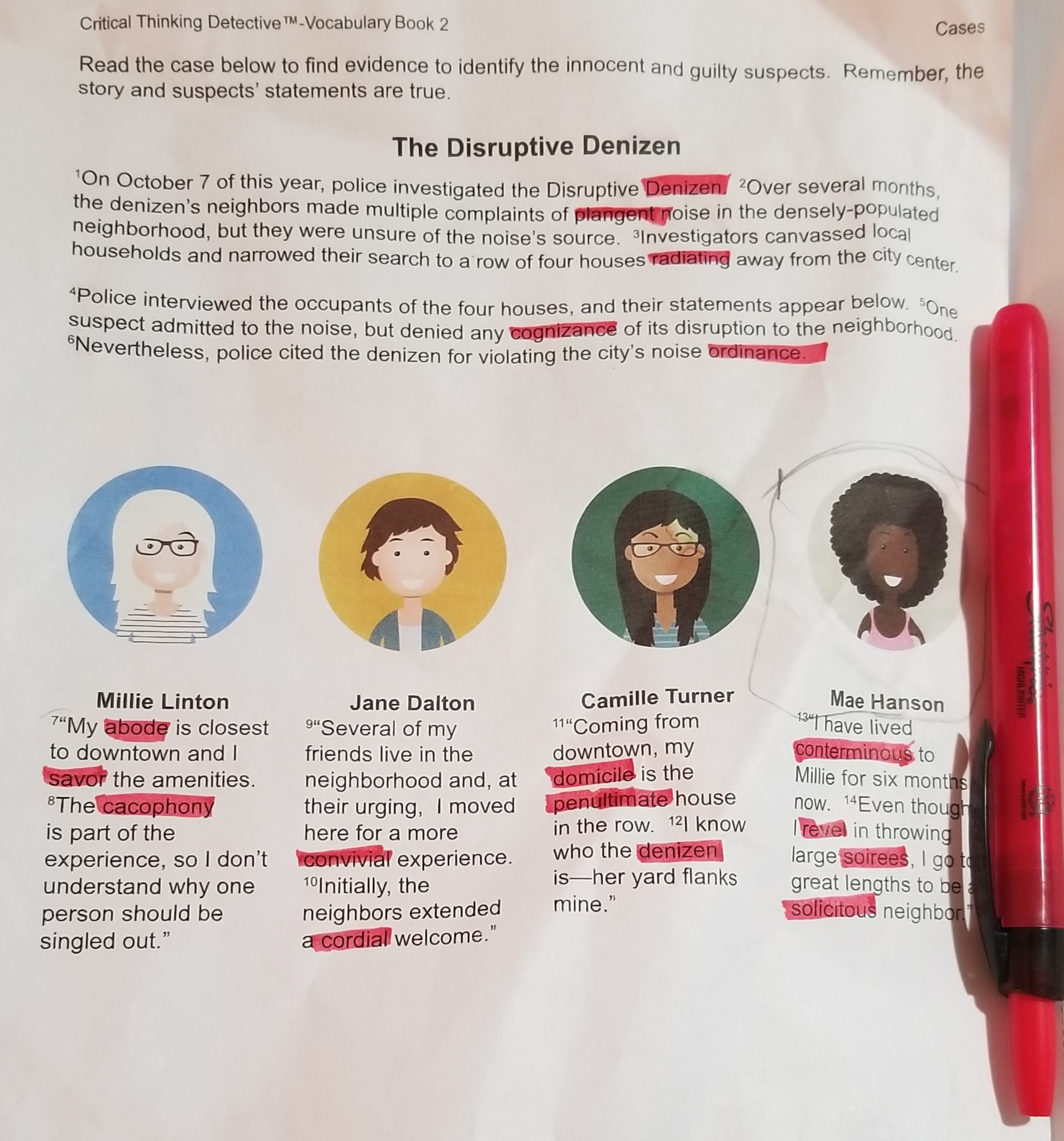 Review: The Critical Thinking Detective, Vocabulary Book 2 – Marriage ...