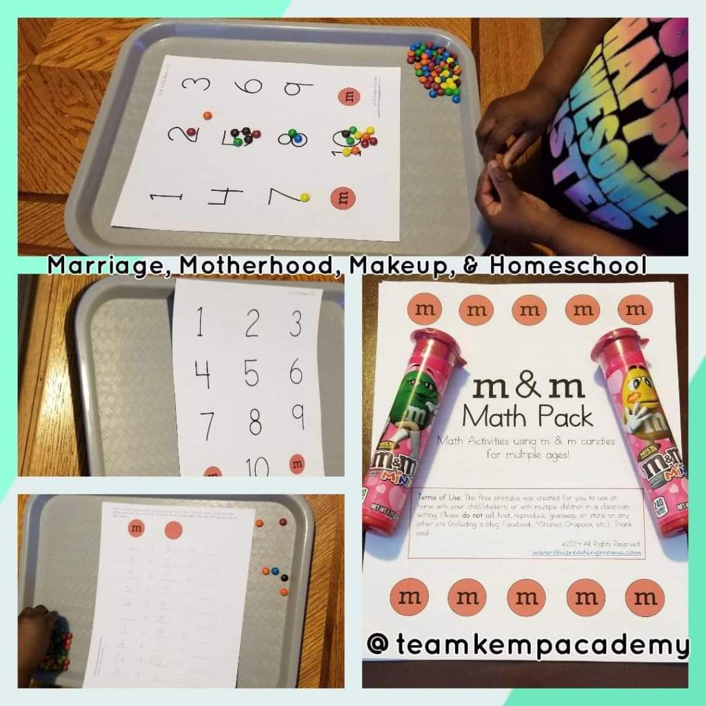 Candy Math Manipulatives – Marriage, Motherhood, & Homeschool