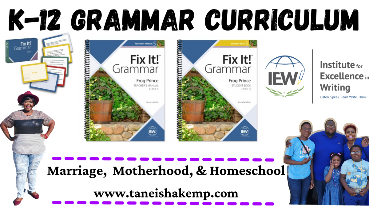Fix It! Grammar Curriculum Level 5 – Marriage, Motherhood, & Homeschool